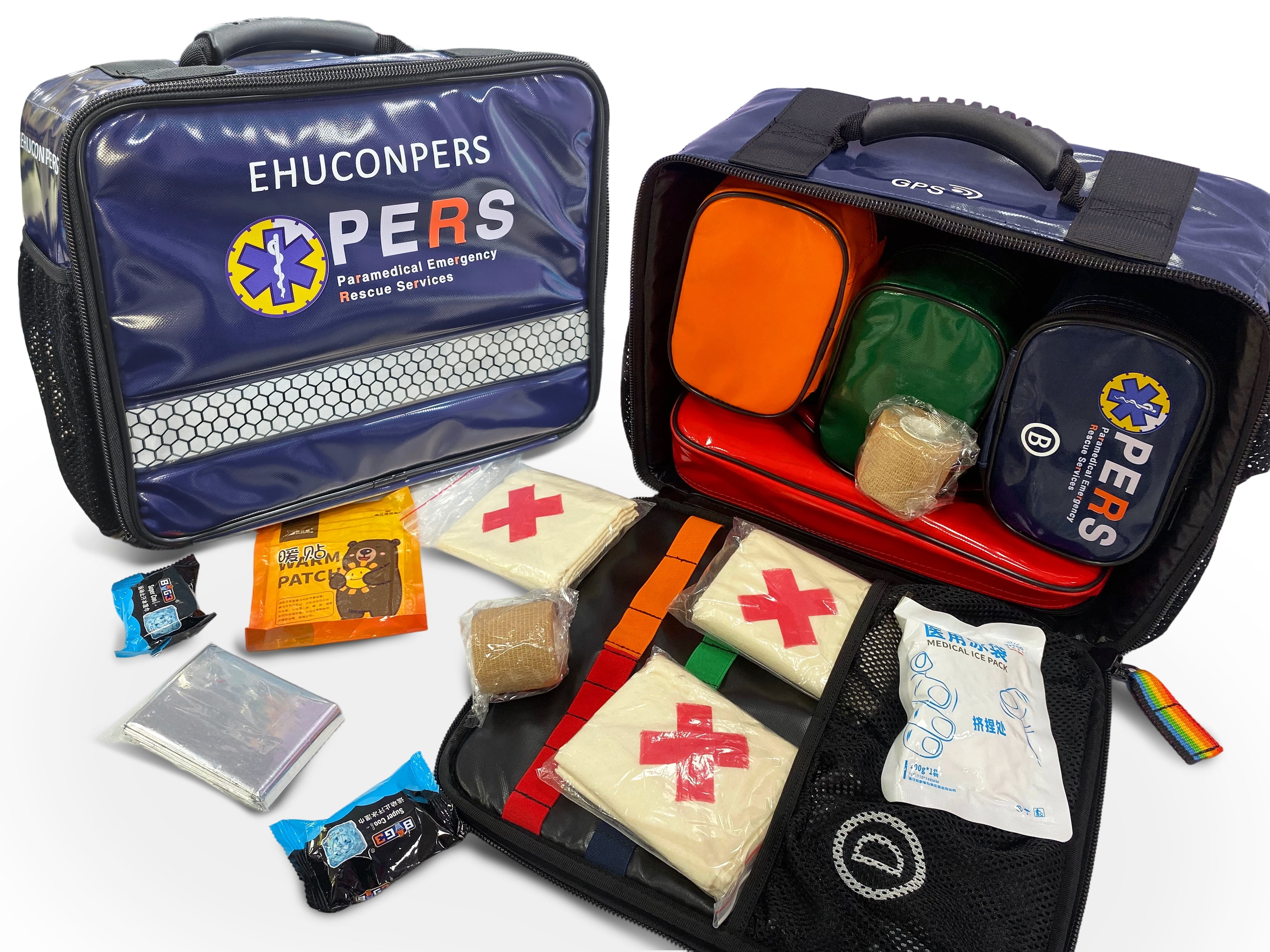 EHUCONPERS First Aid Medical Bag for EMT & EMS, Durable Waterproof ...