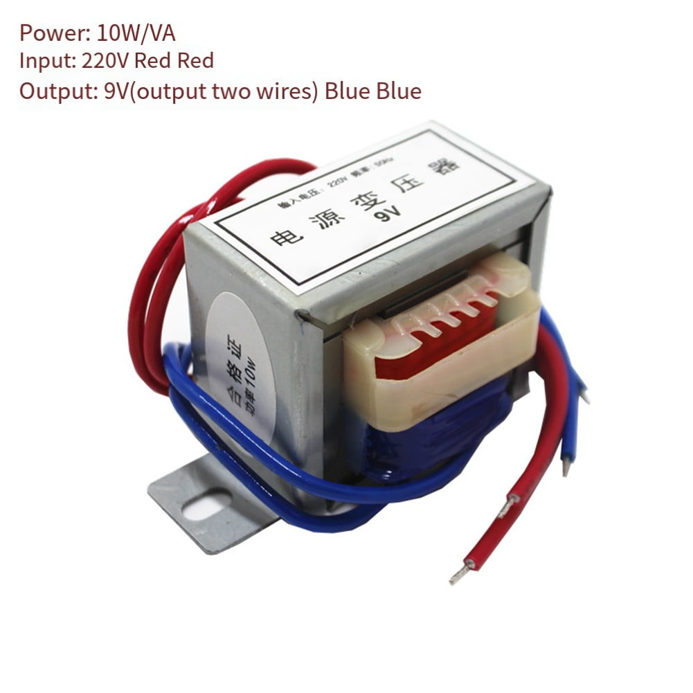 EI48 Electric Power Transformer 10W Input AC 220V To AC 6V Or 9V Output Voltage Transformer ...