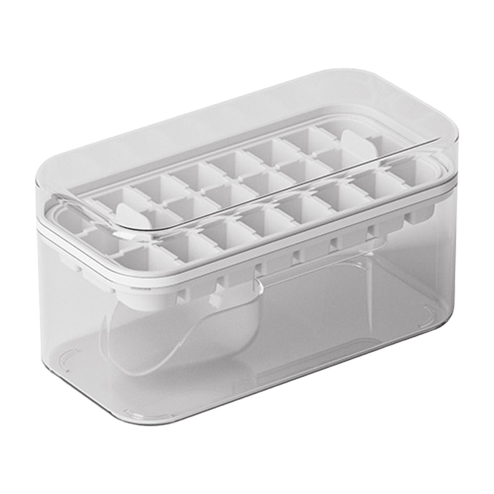 EIALIVE Ice Cube Mold Flexible Plastic Ice Tray 8 Ice For Freezer Easy ...