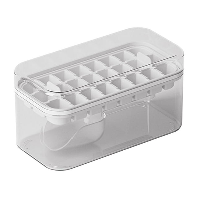 EIALIVE Ice Cube Mold Flexible Plastic Ice Tray 8 Ice For Freezer Easy ...