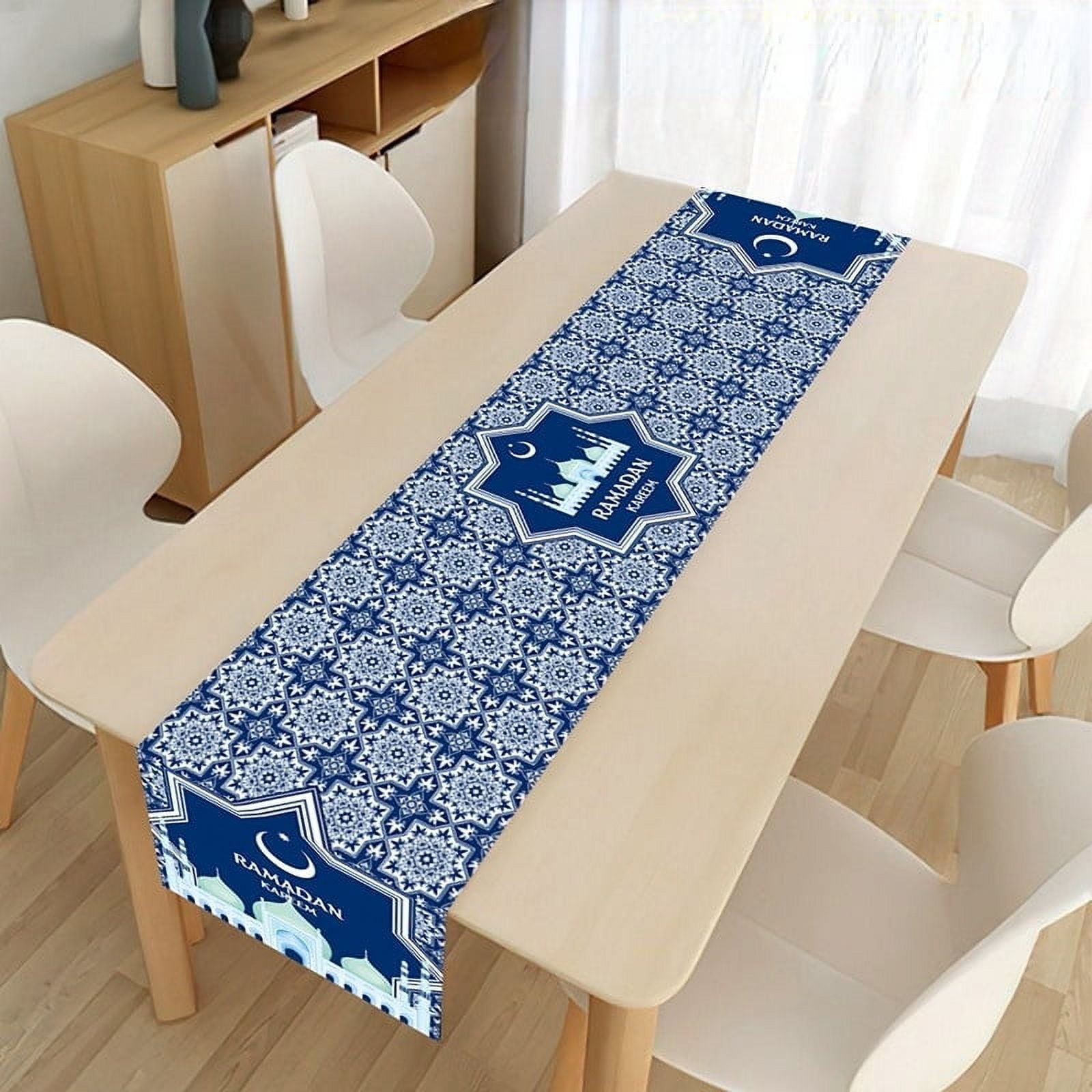 EID Mubarak Table Runner Ramadan ration for Home Table Runner Ramadan ...