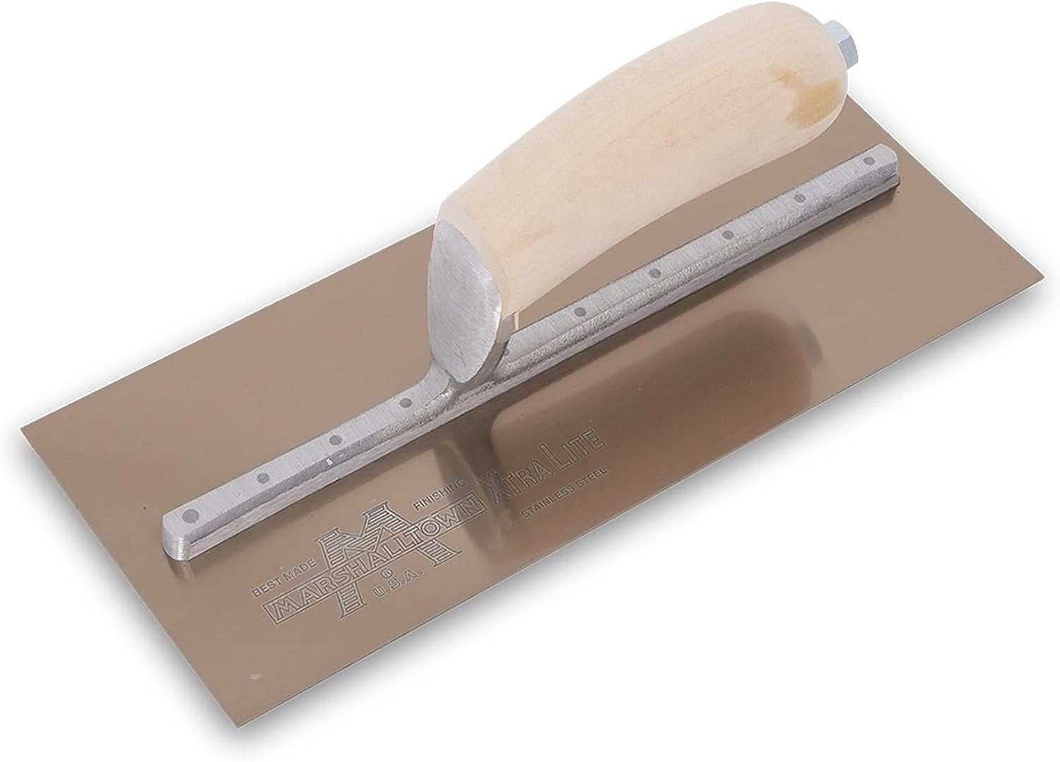 EIFS Finishing Trowel 11 X 4 1/2 In Gold Steel Curved Handle - Walmart.com