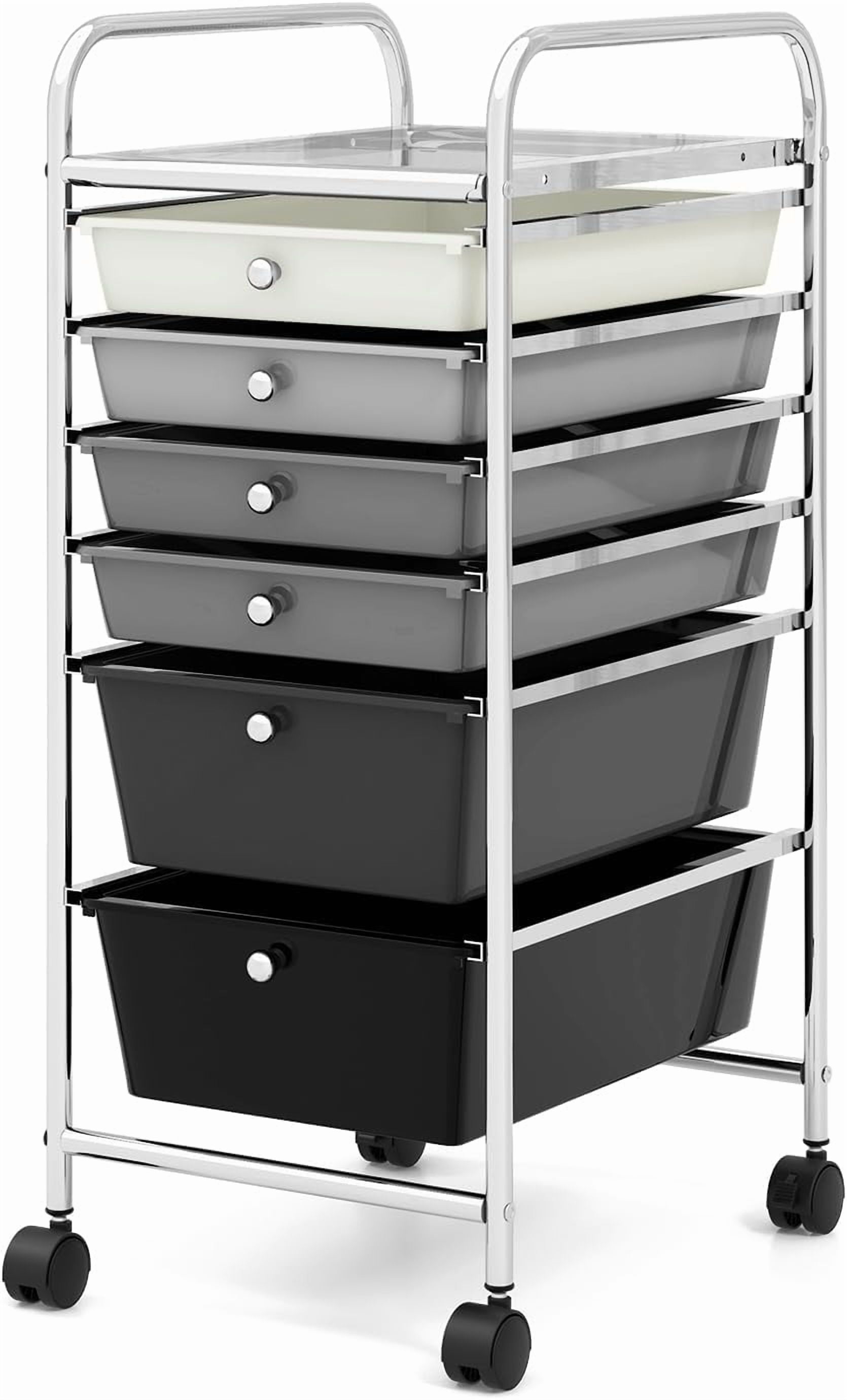 EIGHTNINE 6-Drawer Rolling Storage Cart, Multifunctional Art Craft ...