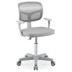 Hoffree Kids Desk Chair with Flipped Arms Wheels Ergonomic Study Chair ...