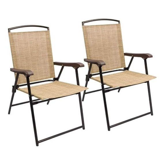 EIGHTNINE Patio Folding Chair Deck Sling Chair Camping Garden Pool ...