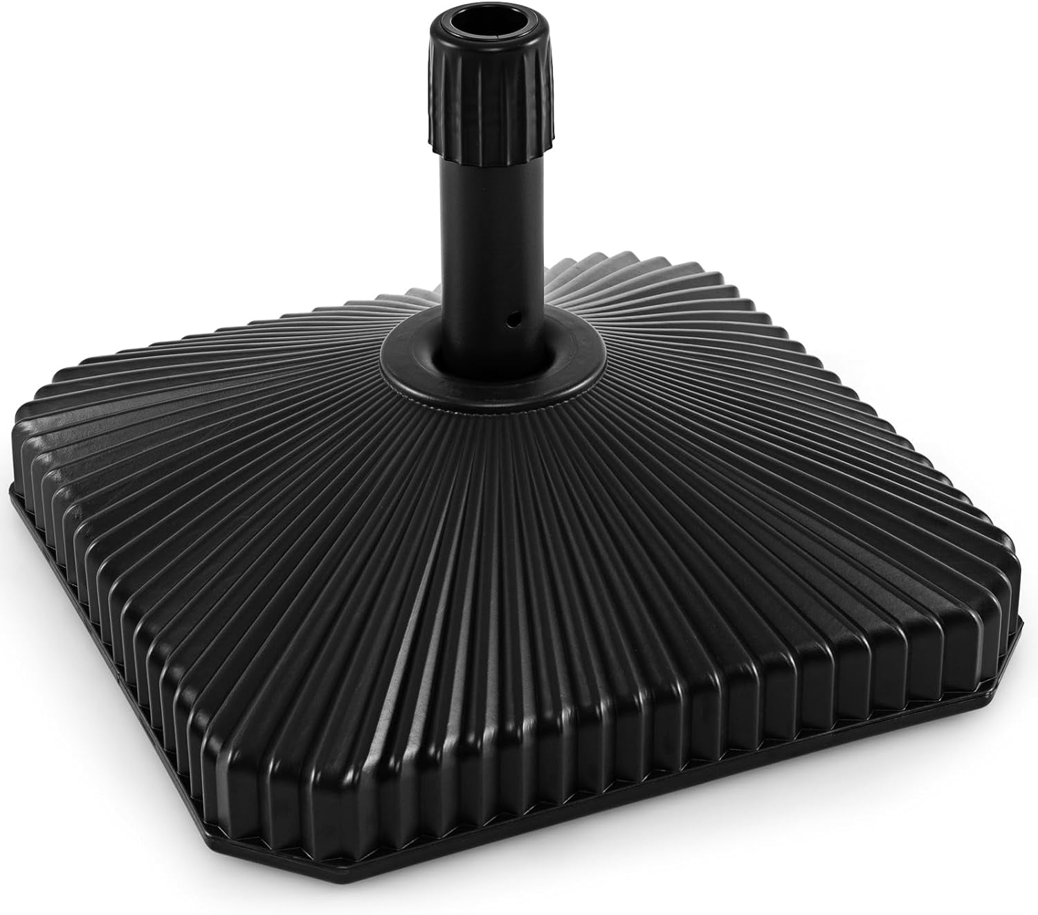 EIGHTNINE Square Umbrella Base, 44 lbs Water & Sand Filled Shell Shaped ...