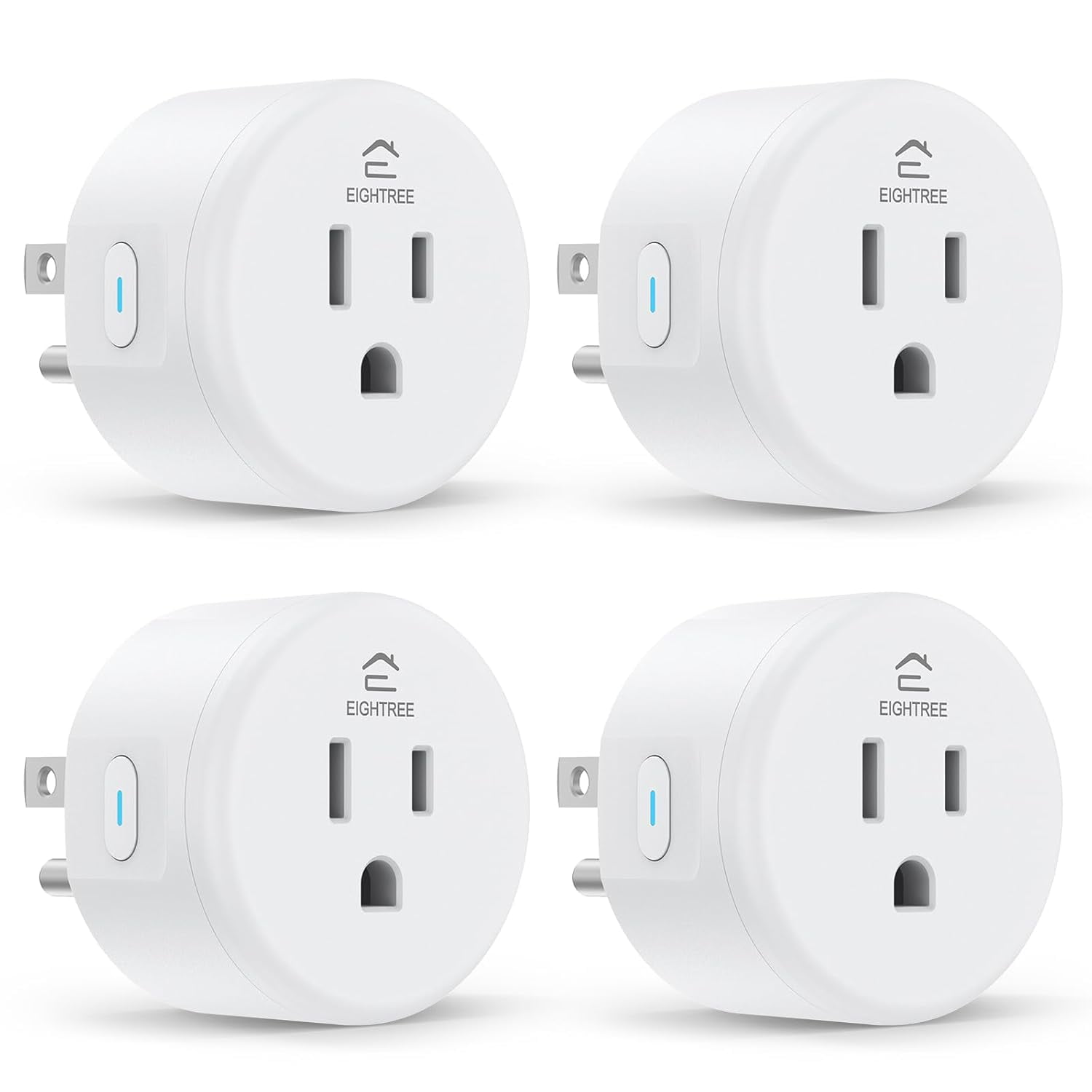 EIGHTREE Smart Plug, Smart Home WiFi Outlet Works with Alexa & Google ...