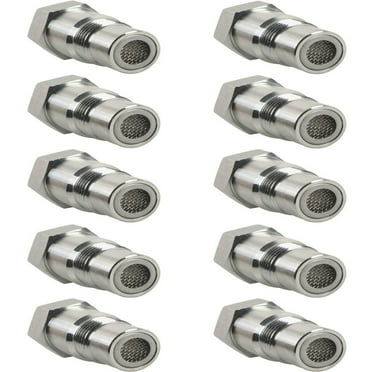 TONAIN 2Pcs Connector M18x1.5 Thread Adapter, Stainless Steel Straight ...
