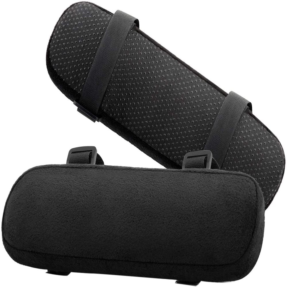 EIGTHTAIL Ergonomic Memory Foam Office Chair Armrest Pads Comfy Gaming ...
