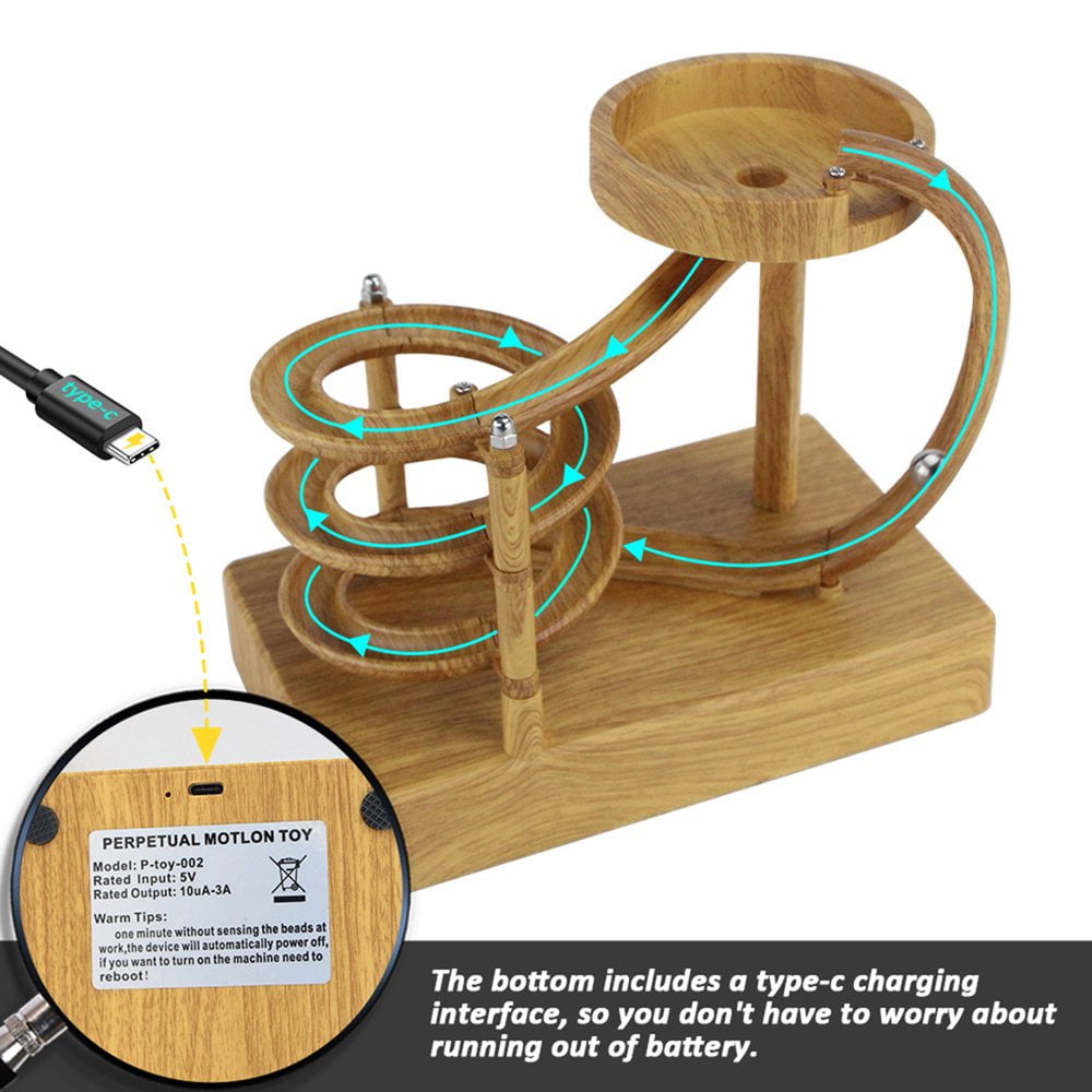 EIGTHTAIL Kinetic Art Perpetual Motion Machine Desk Toy for Home Office ...