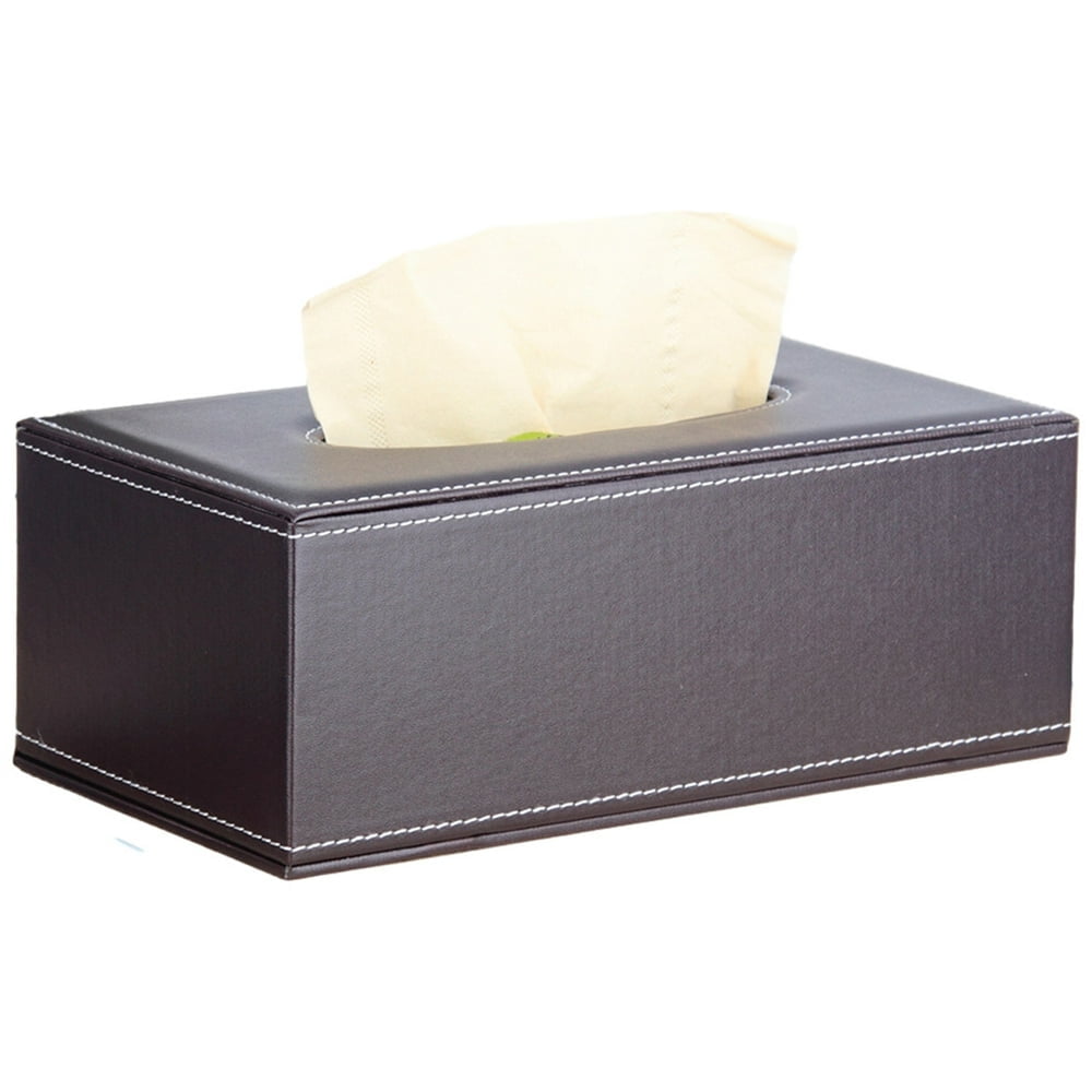 EIGTHTAIL Tissue Box Cover Rectangle PU Leather Tissue Box Holder ...