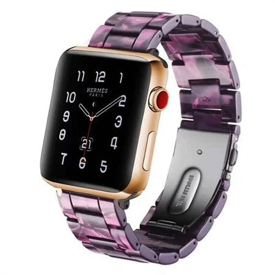 EIHAIHIS Resin Bands Compatible with Apple Watch 38mm 40mm 41mm 42mm ...
