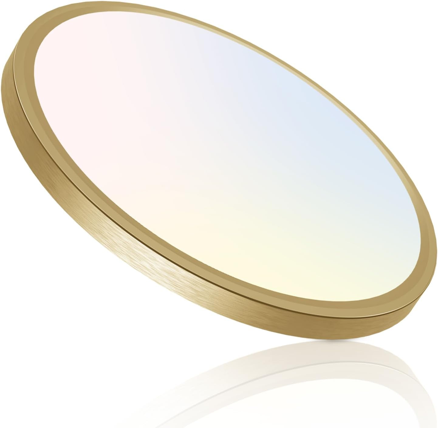 EIKODO-12 Inch LED Ceiling Light Golden, 28W 3200lm Aureate Flush Mount Ceiling Light, 3 Color ...