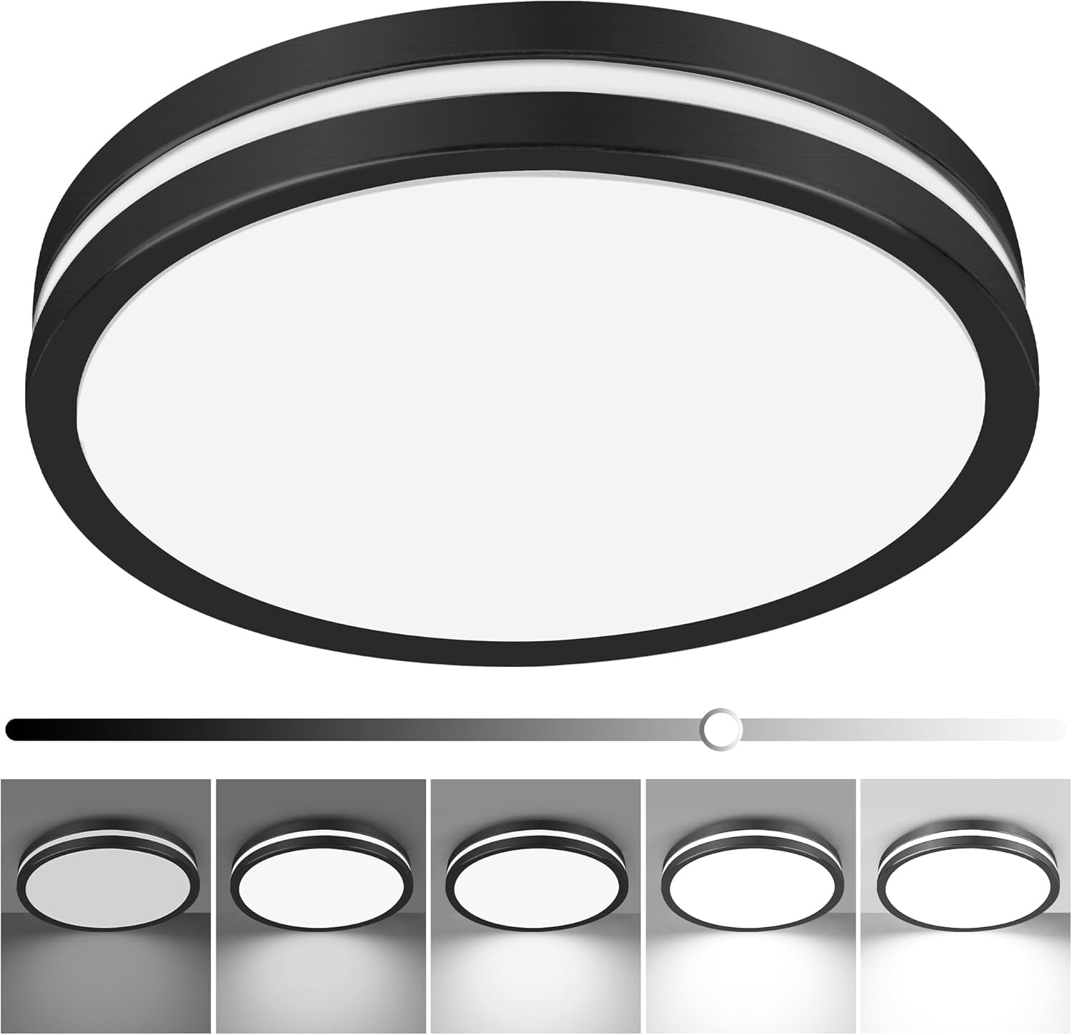EIKODO-12 inch 20W Flush Mount LED Ceiling Light,1500LM Bright Ceiling ...