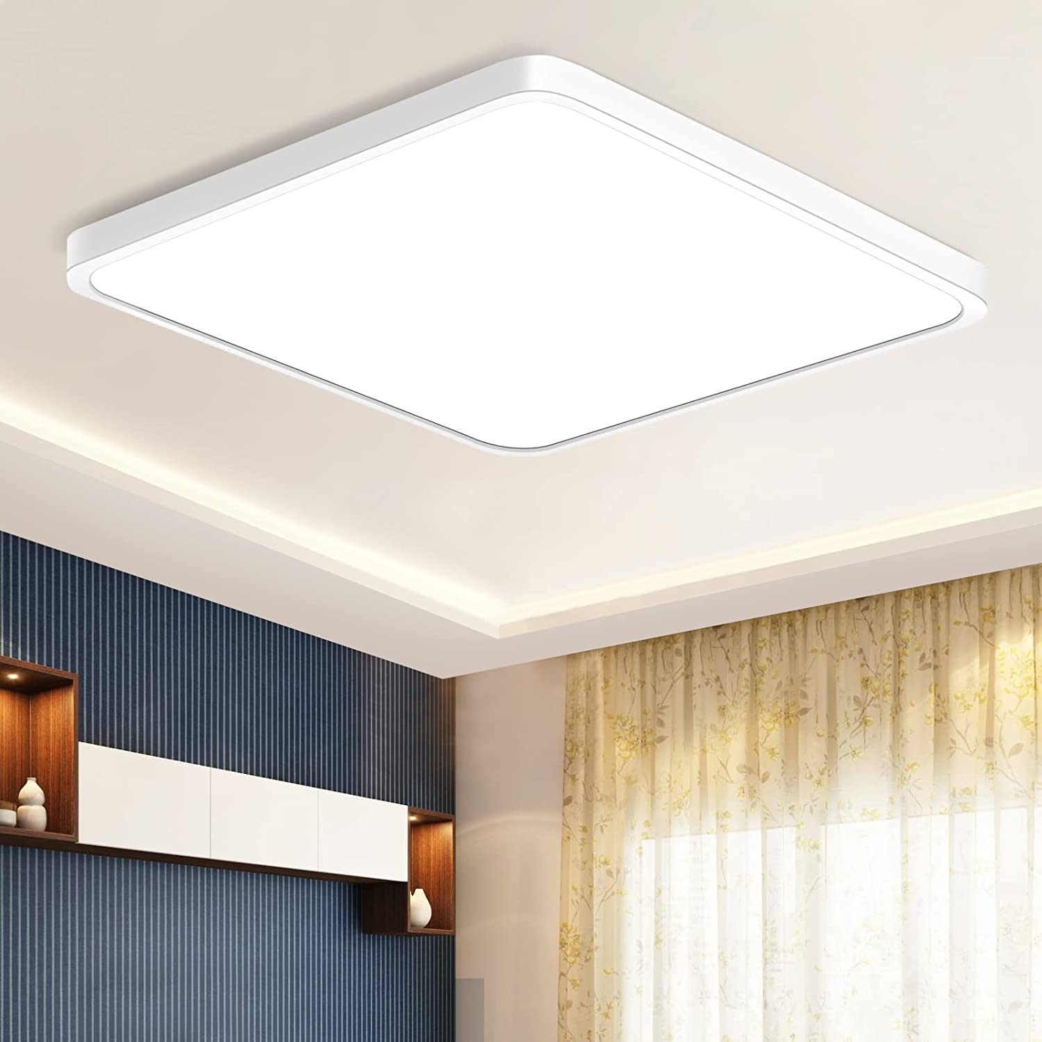 EIKODO-12 inch LED Ceiling Light Fixture, 24W [240W Equivalent] Nature ...