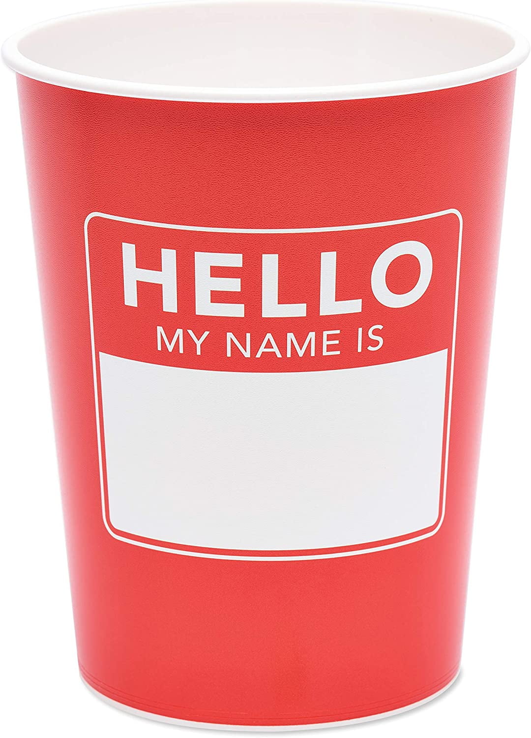 EIKODO-22 oz. Party Cups, Hello My Name Is (8-Count) Multicolor ...