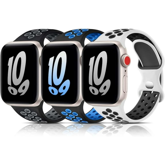 EIKODO-3 Pack Rainbow Bands Compatible for Apple Watch Band Kids,Soft ...
