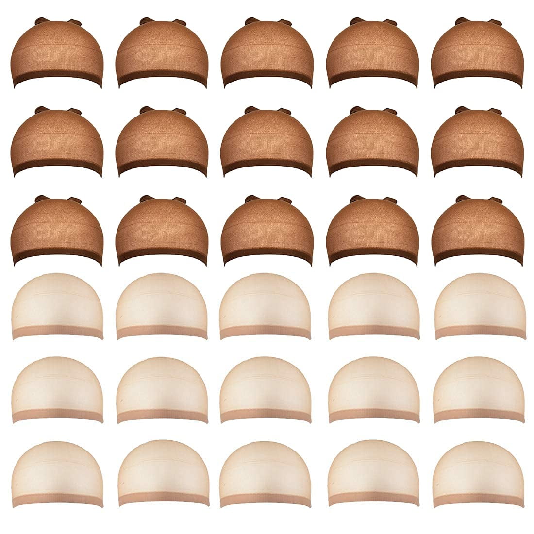 EIKODO-30-Pack Wig Caps for Women, 3 Colors - Ultra-Thin Lace Front ...