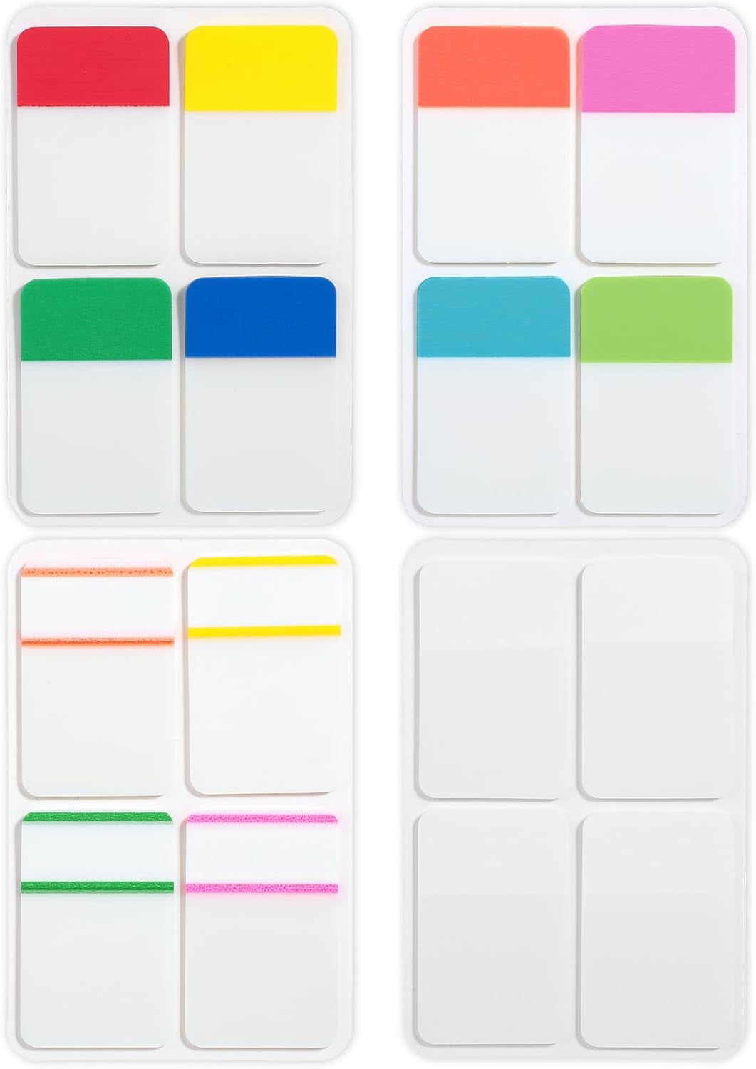 EIKODO-320 Pack Index Sticky Markers, Adhesive Strip Binder Sticky Tabs ...