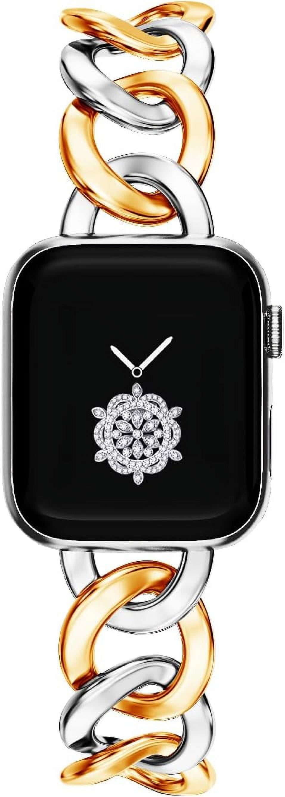 EIKODO-38/40/41mm 42/44/45/46mm Cool Women Chain Smartwatch Bands ...