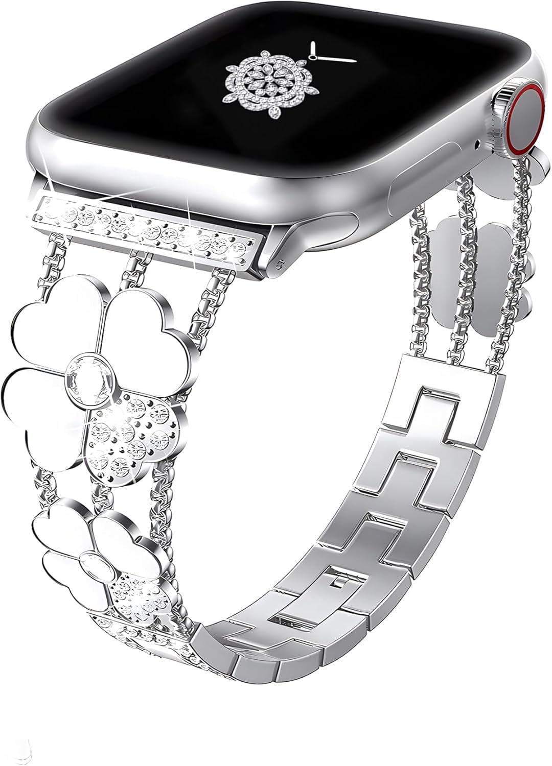 EIKODO-38/40/41mm 42/44/45/46mm Cool Women Chain Smartwatch Bands ...