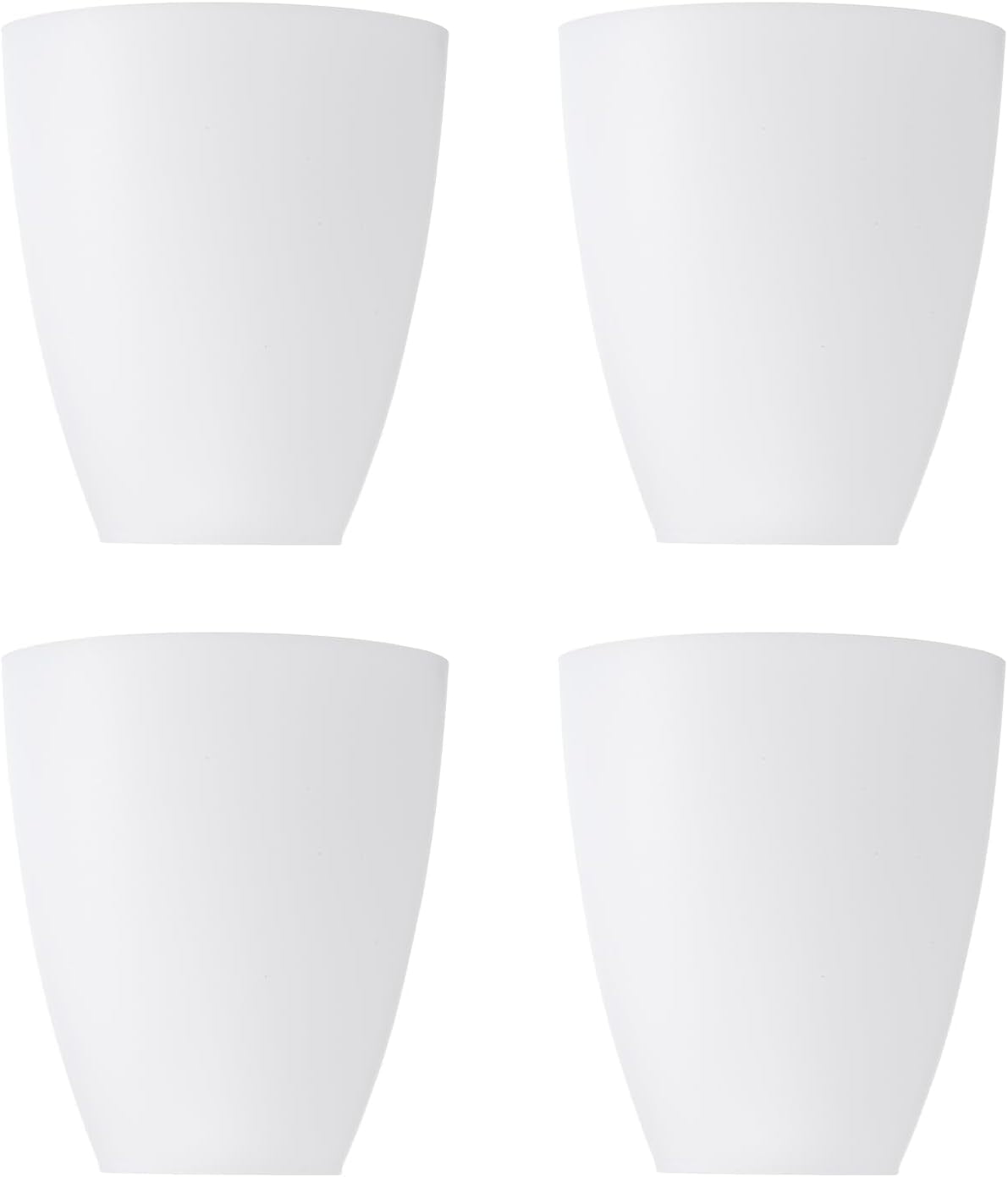 EIKODO-4.5" High 3.9" Diameter 1.7" Fitter Plastic Lampshade, 4 Pack ...