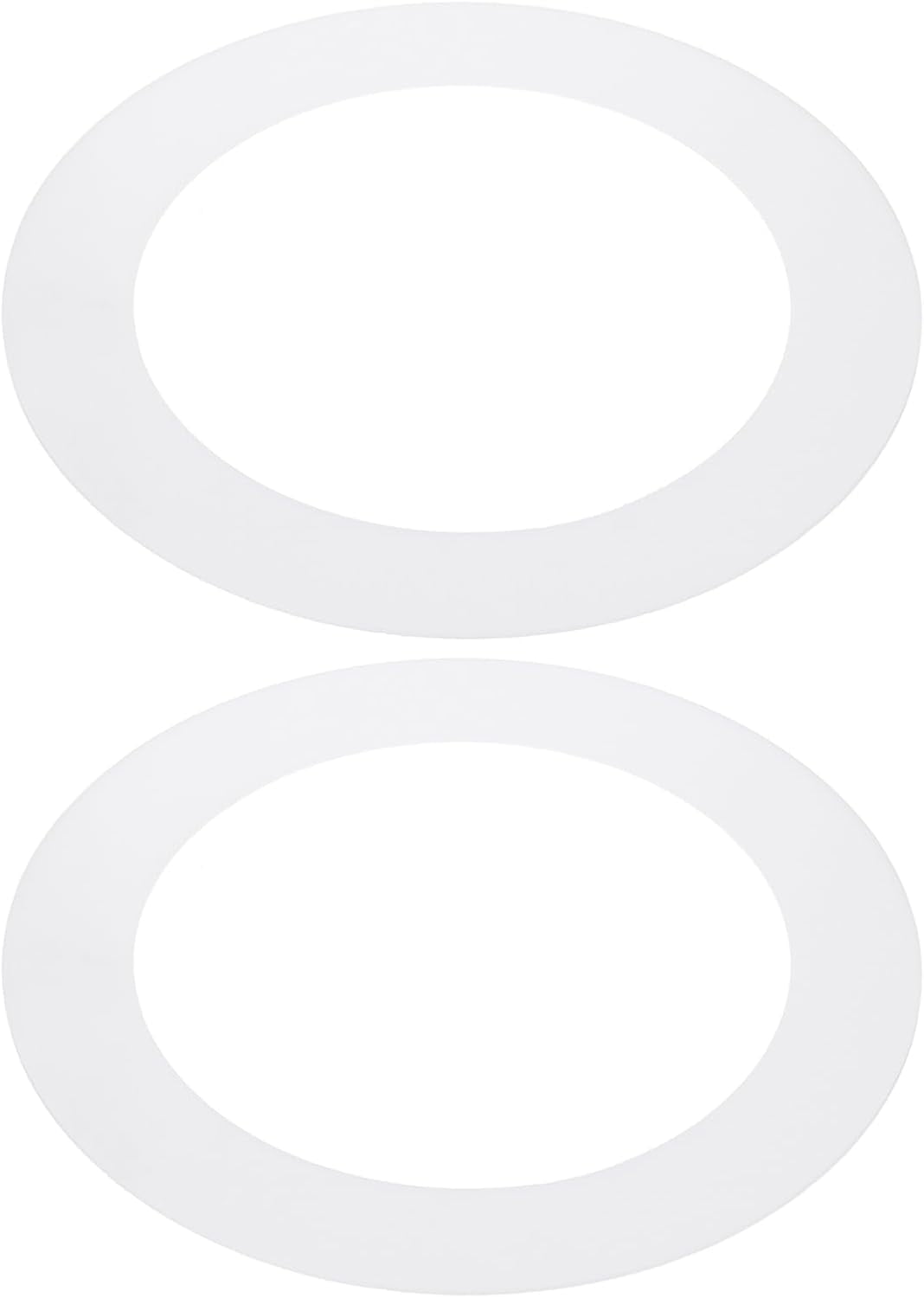 EIKODO-4.5" ID 6.3" OD Plastic Trim Ring, 2 Pcs Ceiling Light Goof ...