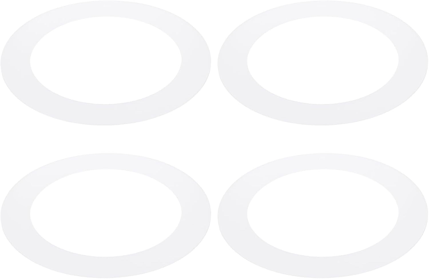 EIKODO-4" ID 5.5" OD Plastic Trim Ring, 4 Pcs Ceiling Light Goof Rings ...