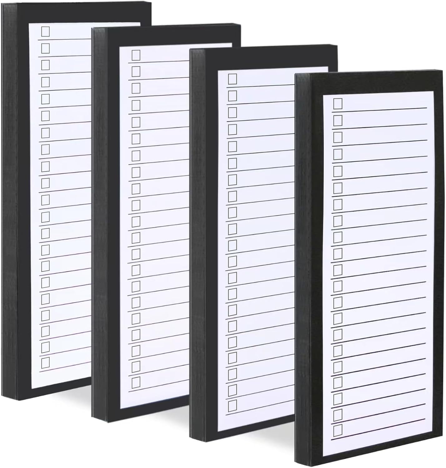 EIKODO-4 Pack Magnetic Notepads for Refrigerator,Grocery List Large ...