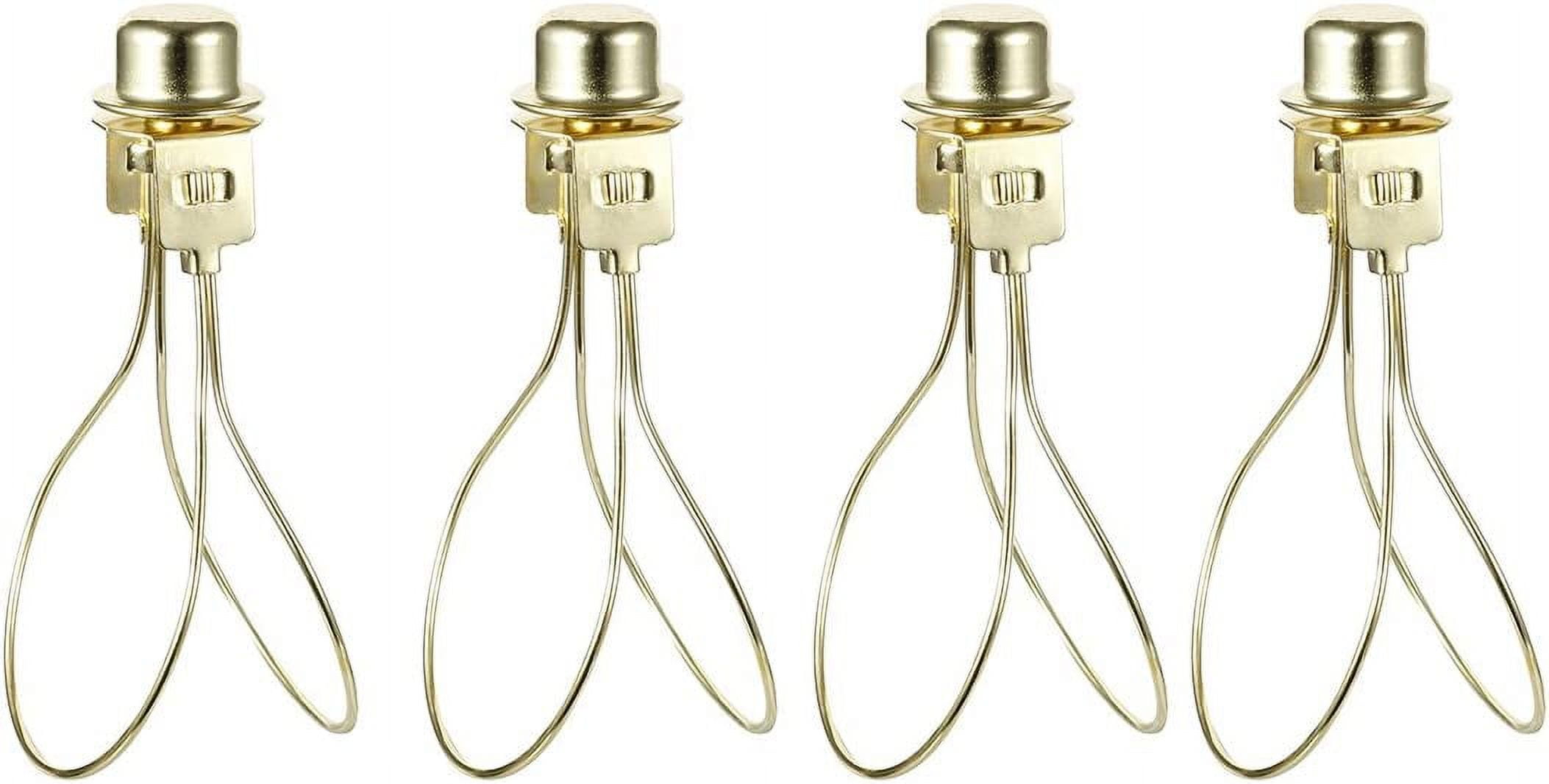 EIKODO-4 Pcs Lamp Shade Light Bulb Clip Adapter with Shade Attaching ...