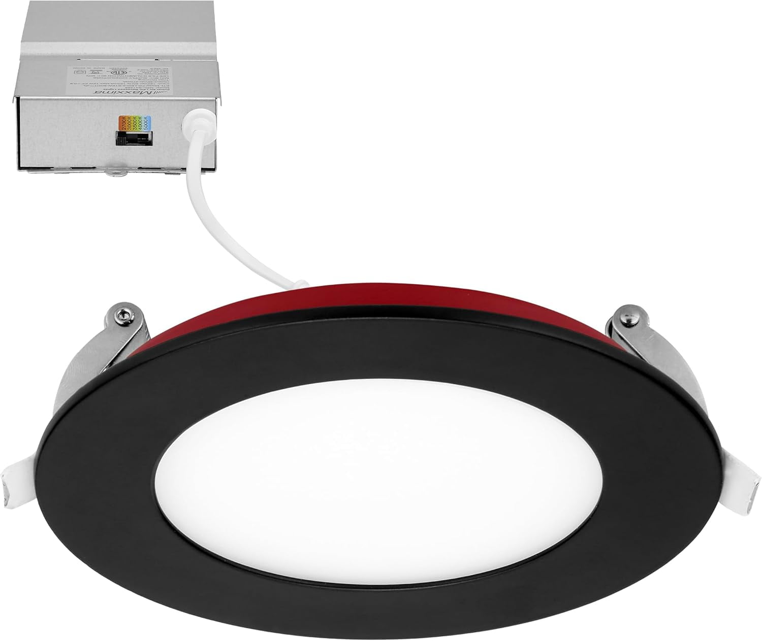 EIKODO-4 in. 2 Hour Fire Rated Ultra Thin Black LED Downlight, Slim ...