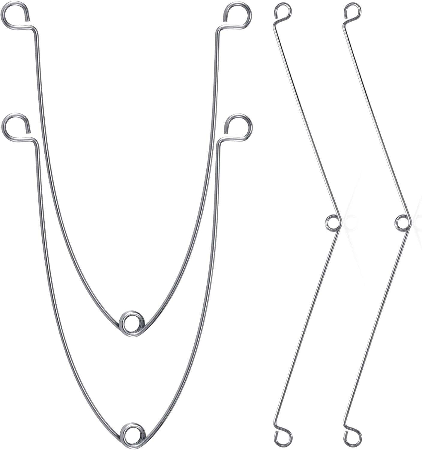 EIKODO-4pcs Recessed Light Springs Clips, Stainless Steel Fixtures ...