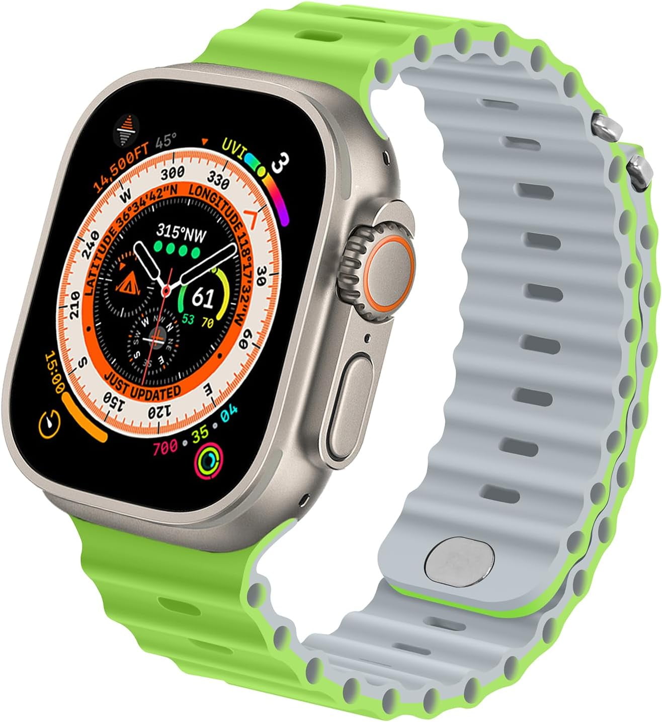 EIKODO-Bands Compatible with Apple Watch Band 49mm 45mm 44mm 42mm ...