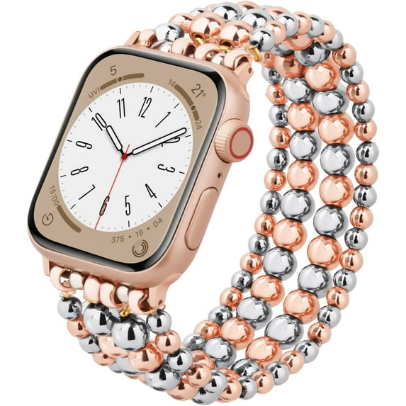 EIKODO-Beaded Bracelet Compatible for Apple Watch Band 38mm/40mm/41mm ...