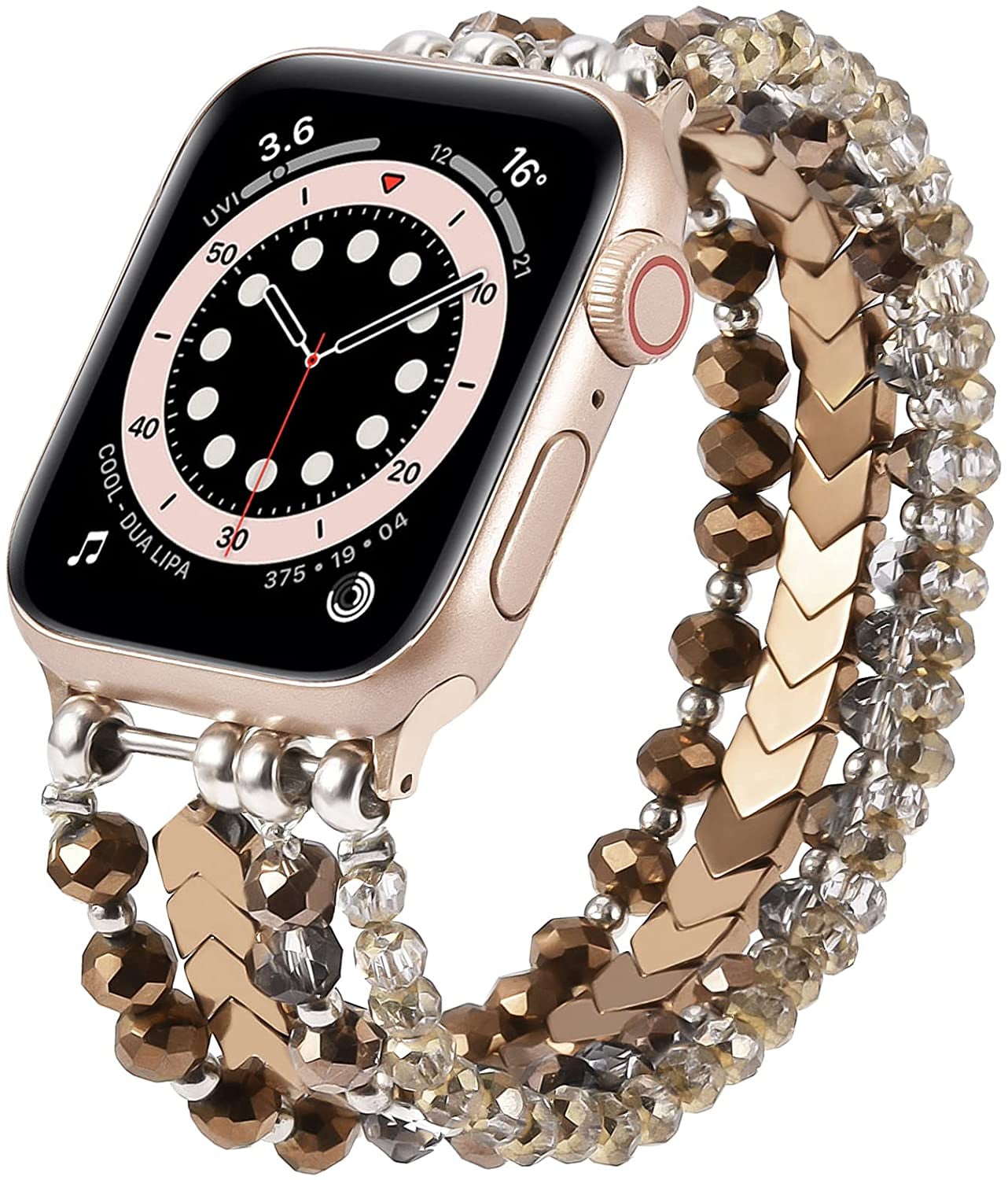 EIKODO-Beaded Bracelet Compatible with Apple Watch Band 42mm/44mm/45mm ...
