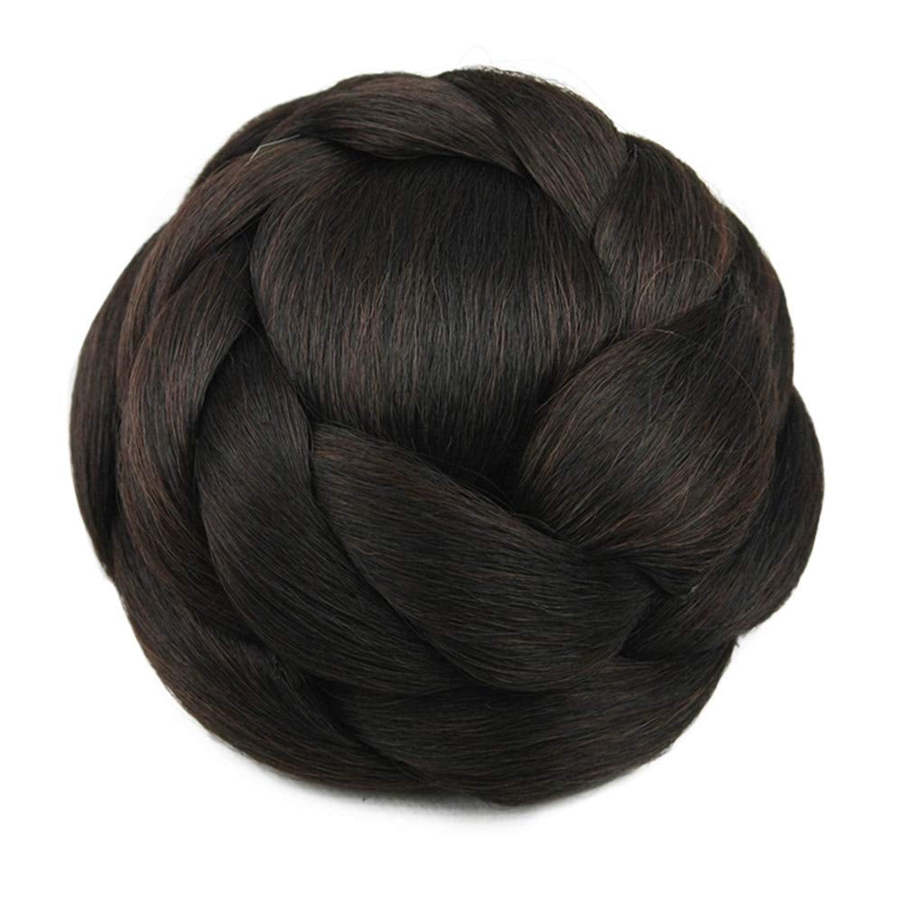 EIKODO-Braided Hair Bun Hair Piece Updo Braided Bun Chignon Hairpiece ...