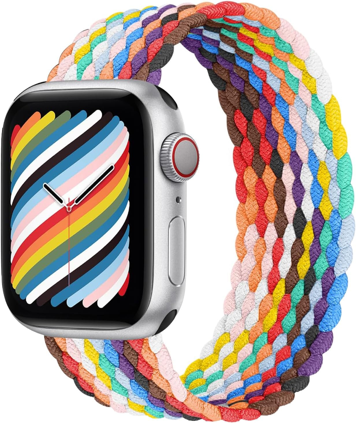 EIKODO-Braided Solo Loop for Apple Watch Band 40mm 42mm 41mm 38mm 44mm ...