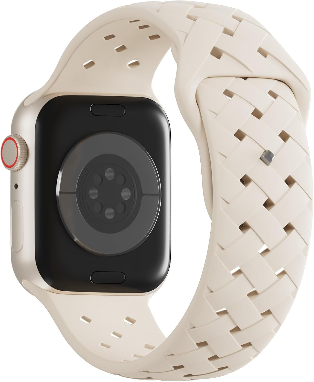 EIKODO-Breathable Silicone Braided Weave Band Compatible with Apple ...