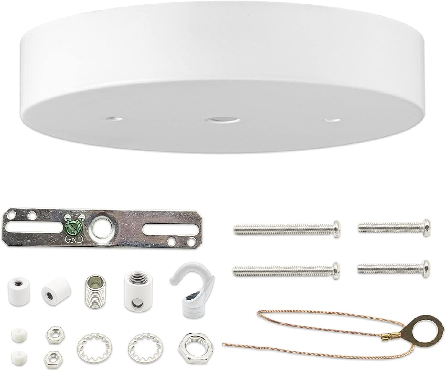 EIKODO-Canopy Kit for Chandelier, 5 1/8 Ceiling Lighting Modern Steel ...