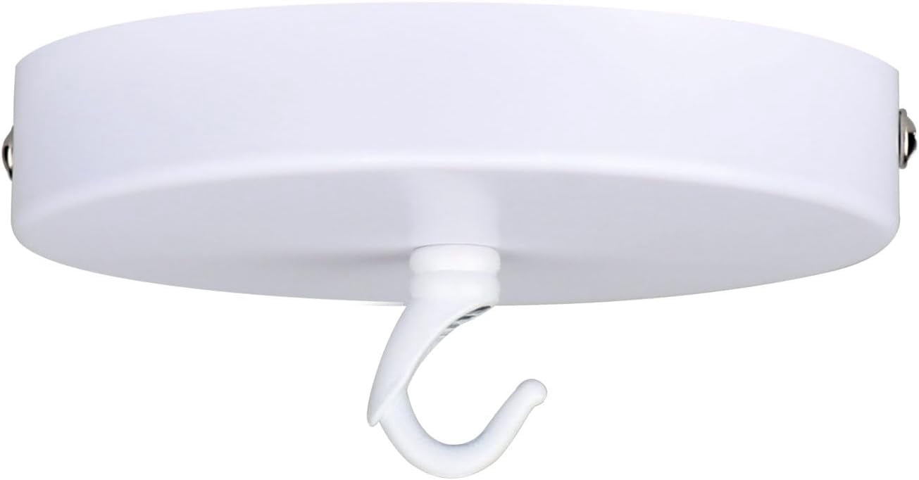 EIKODO-Ceiling Canopy Kit, White Chandelier Pendant Light Canopy Kit, 4 ...
