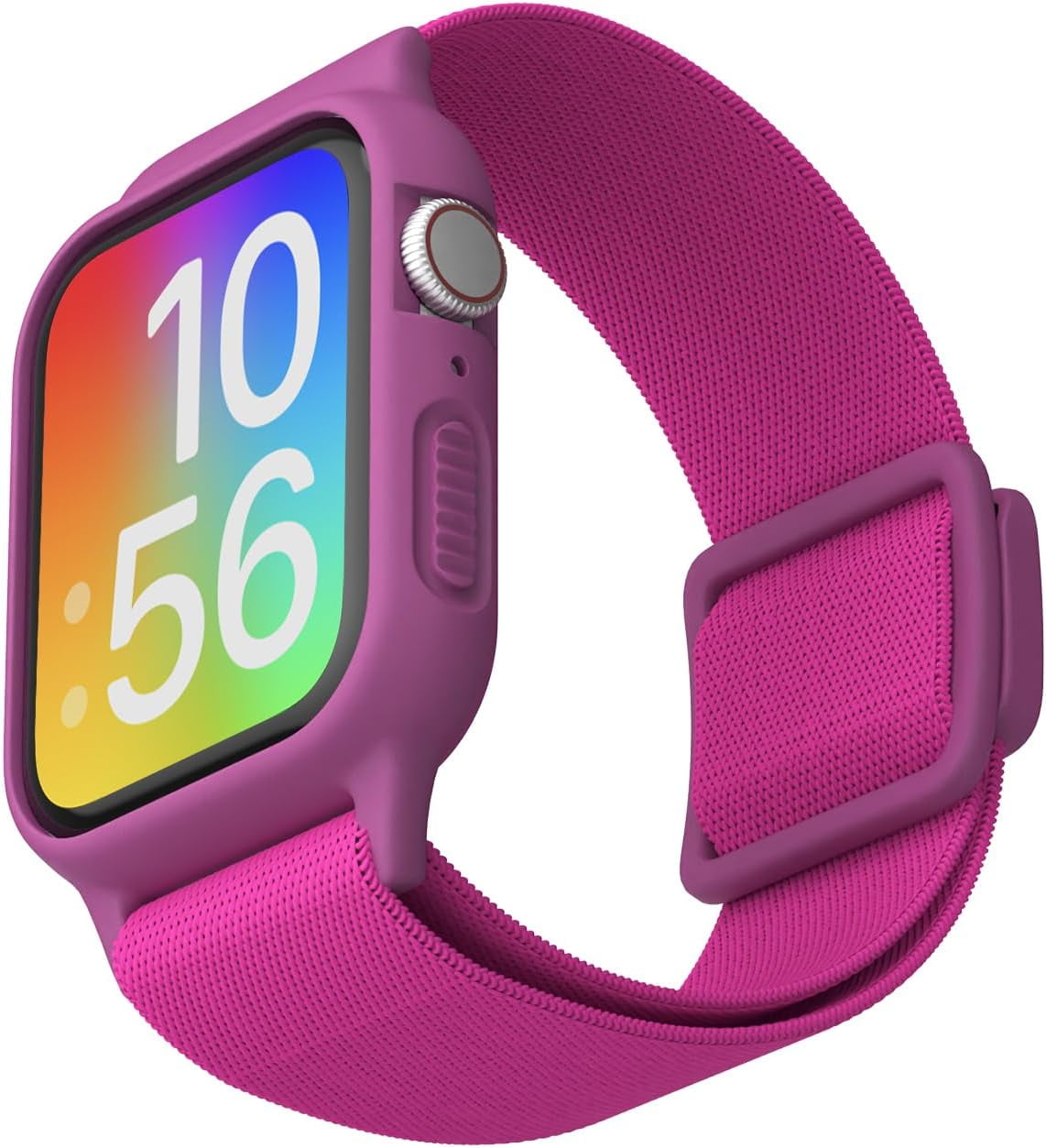 EIKODO-Compatible with Kids Apple Watch Band with Bumper Case, Elastic ...