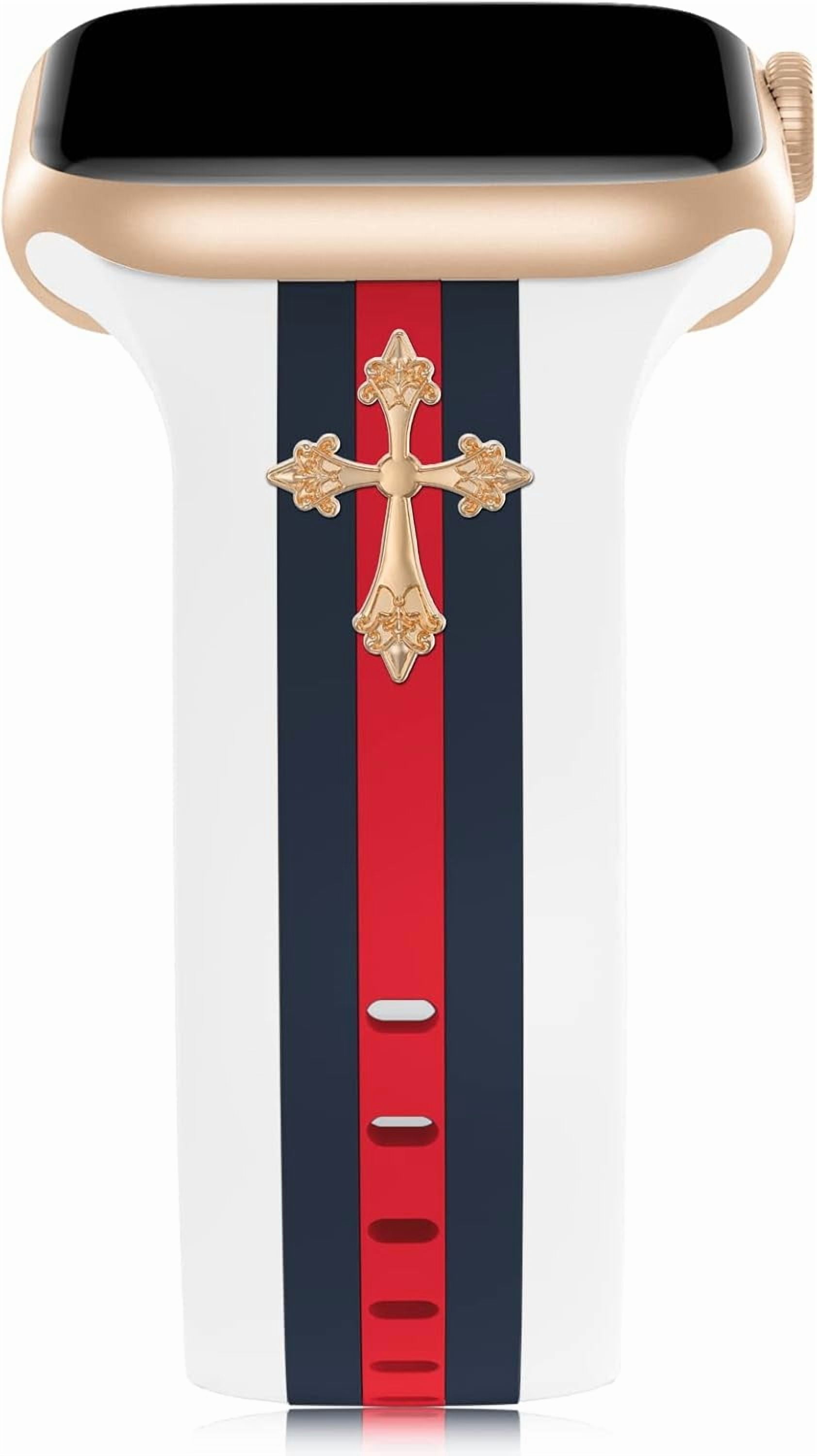 EIKODO-Designer Band with Charms Decor Compatible with Apple Watch Band ...