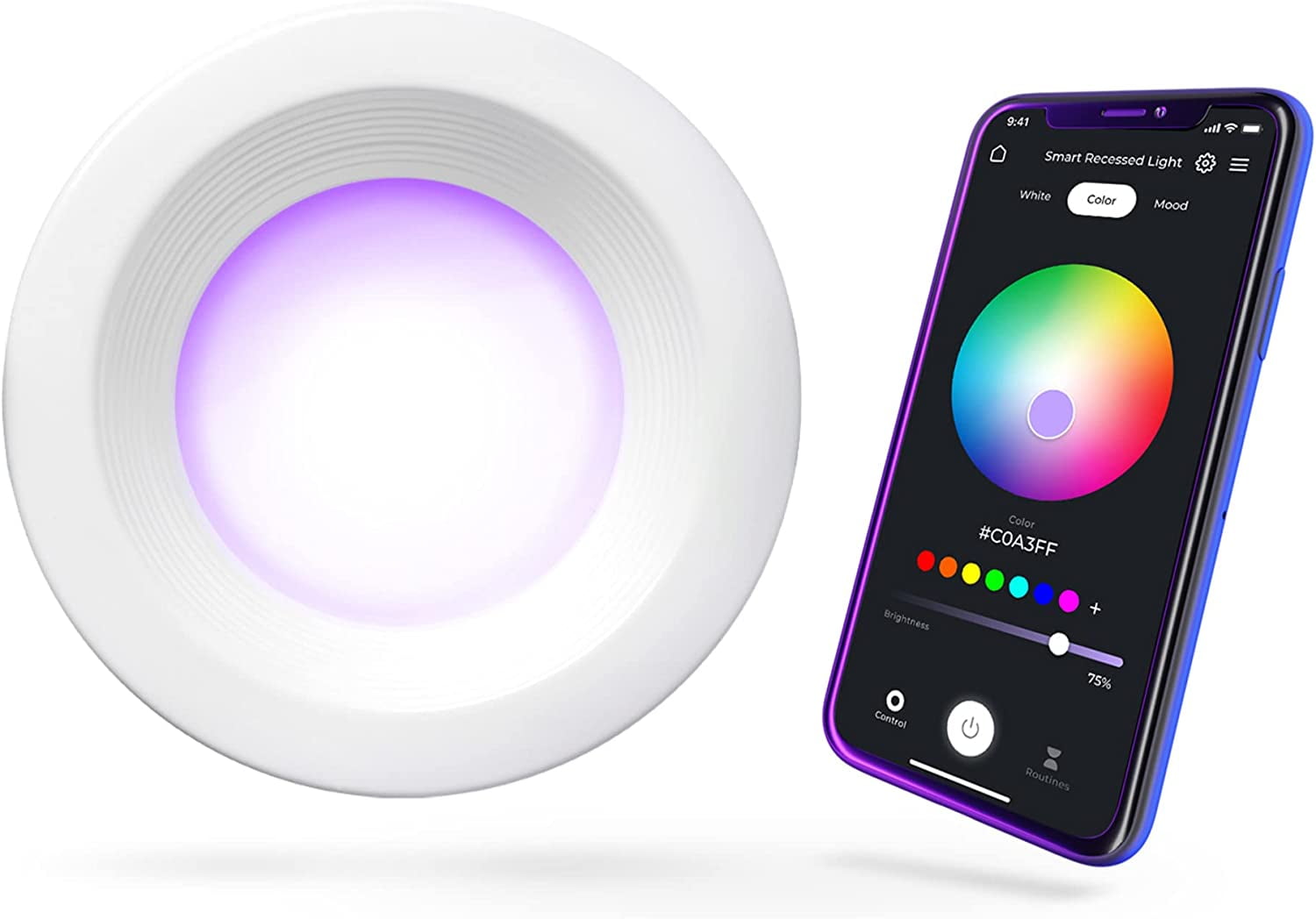 EIKODO-Electric 50079 Wi-Fi Smart 5"/6" LED Retrofit Recessed Light, No ...