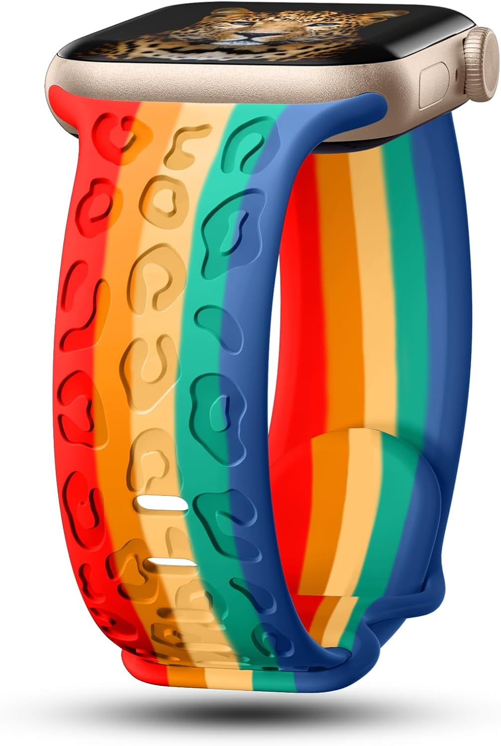 EIKODO-Engraved Leopard Bands Compatible with Apple Watch Band 40mm ...