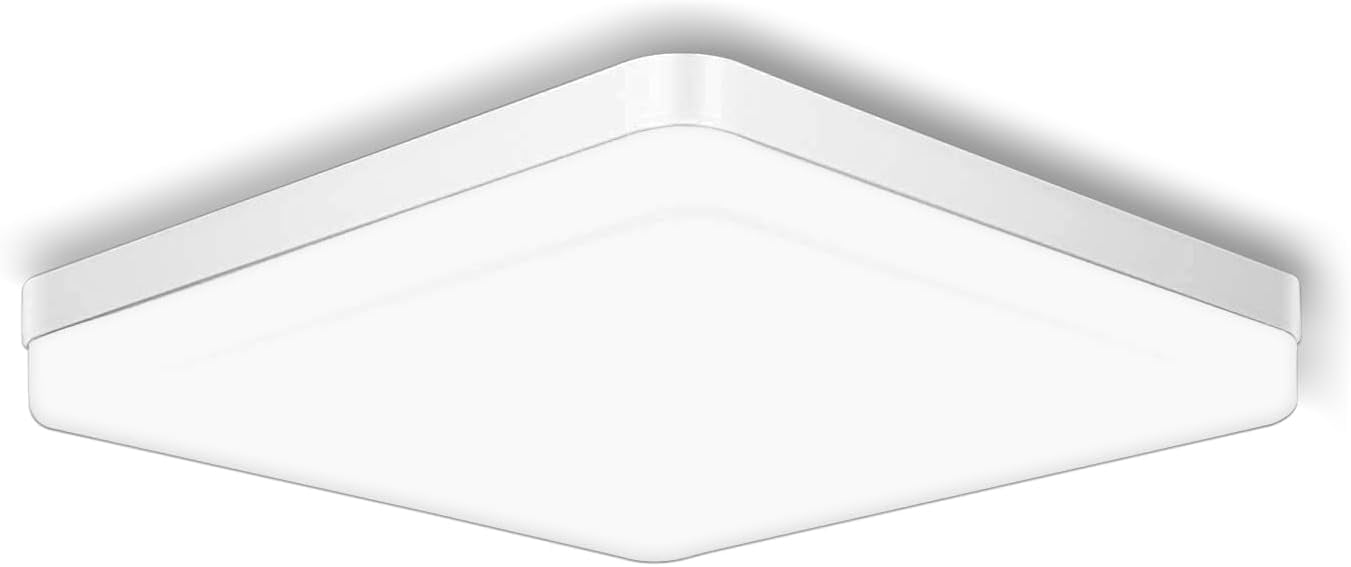 EIKODO-LED Ceiling Light 36W 3240lm 4000K 9Inch Square LED Flush Mount ...