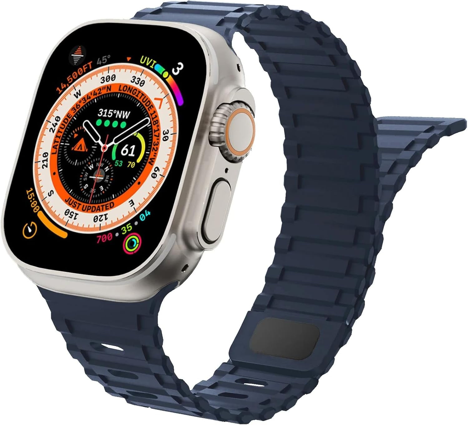 EIKODO-Magnetic Bands for Apple Watch Ultra/2 Band 49mm 45mm 44mm 42mm ...