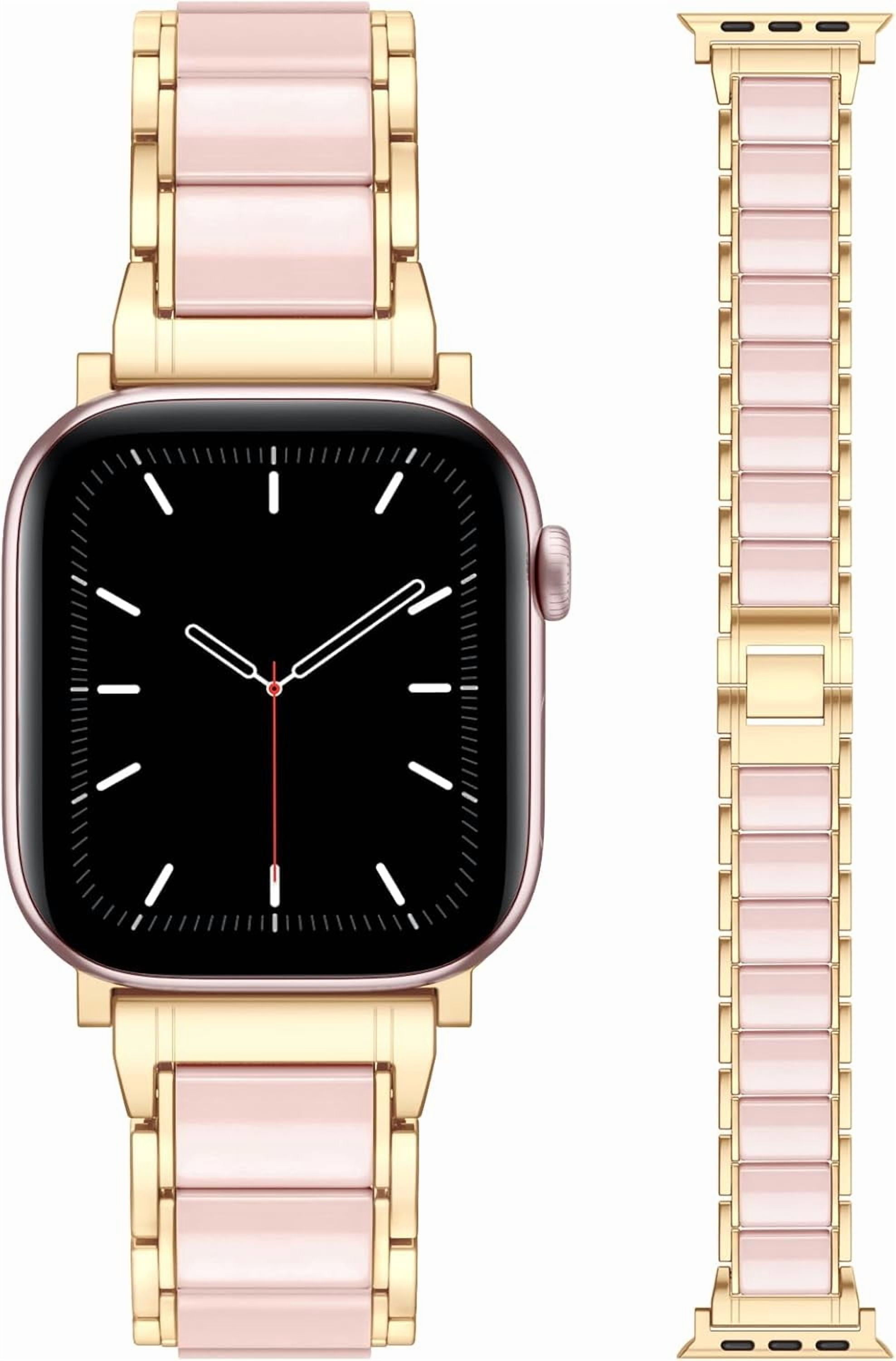 EIKODO-Metal Resin Band Compatible with Apple Watch Bands for Women ...