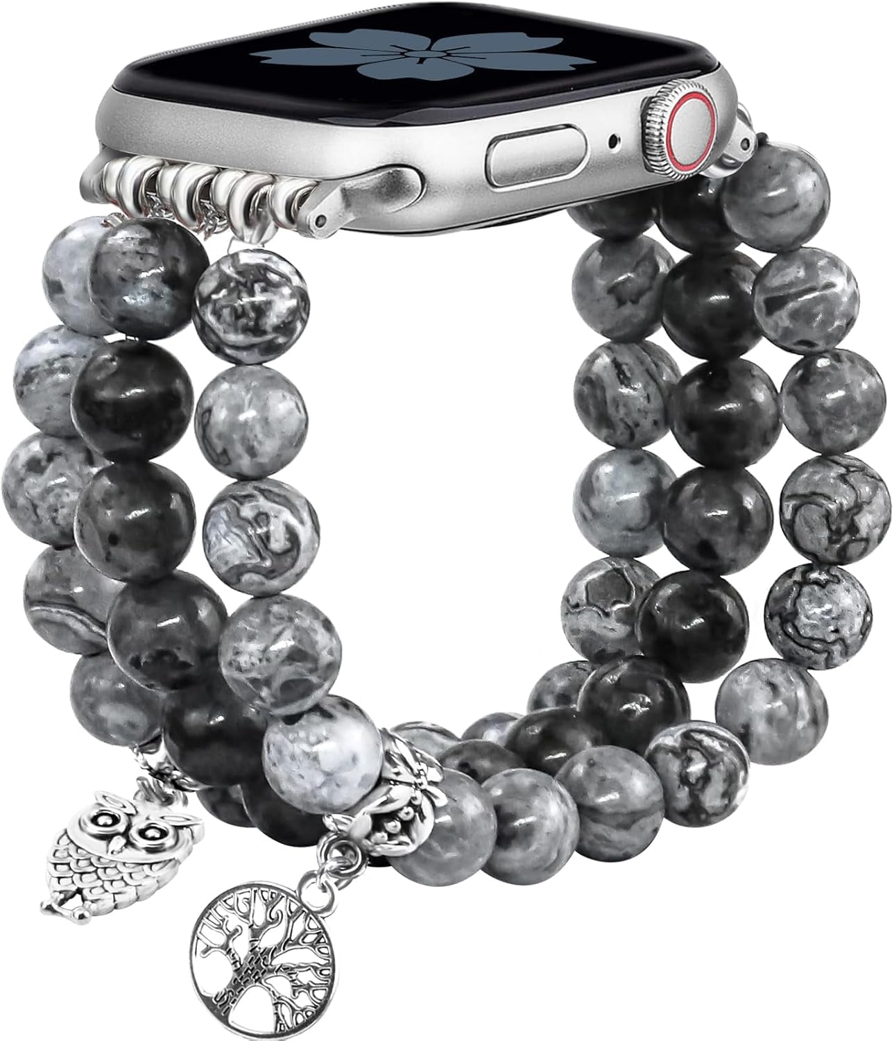 EIKODO-Natural Stone Bracelet Beaded-Band Women Compatible with Apple ...