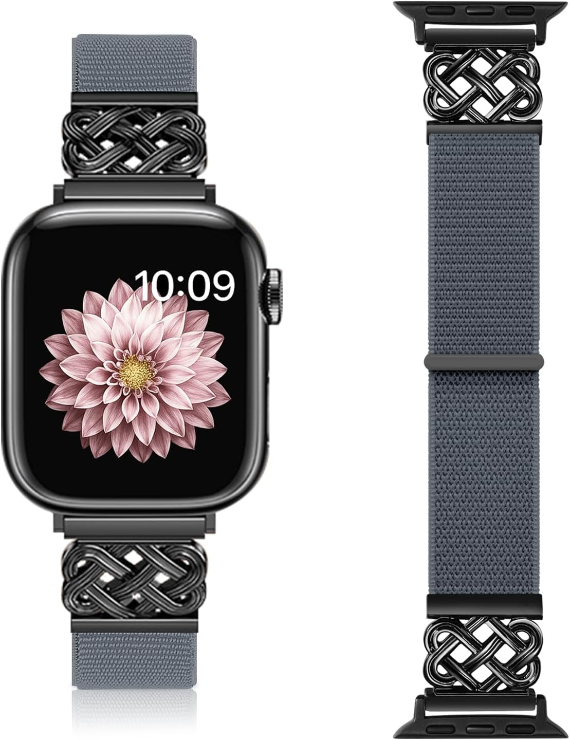 EIKODO-Nylon Bands Compatible with Apple Watch Band 38mm 40mm 41mm 42mm ...