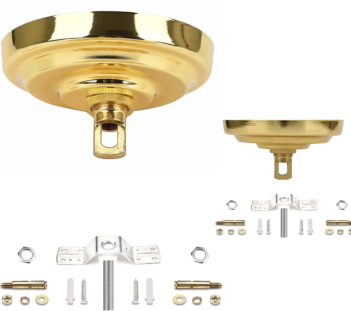 EIKODO-Sangle Sopffy 2 Set Vintage Steel Canopy Kit with Hardware for ...